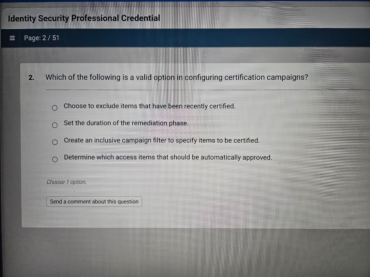 2. Which of the following is a valid option | StudyX