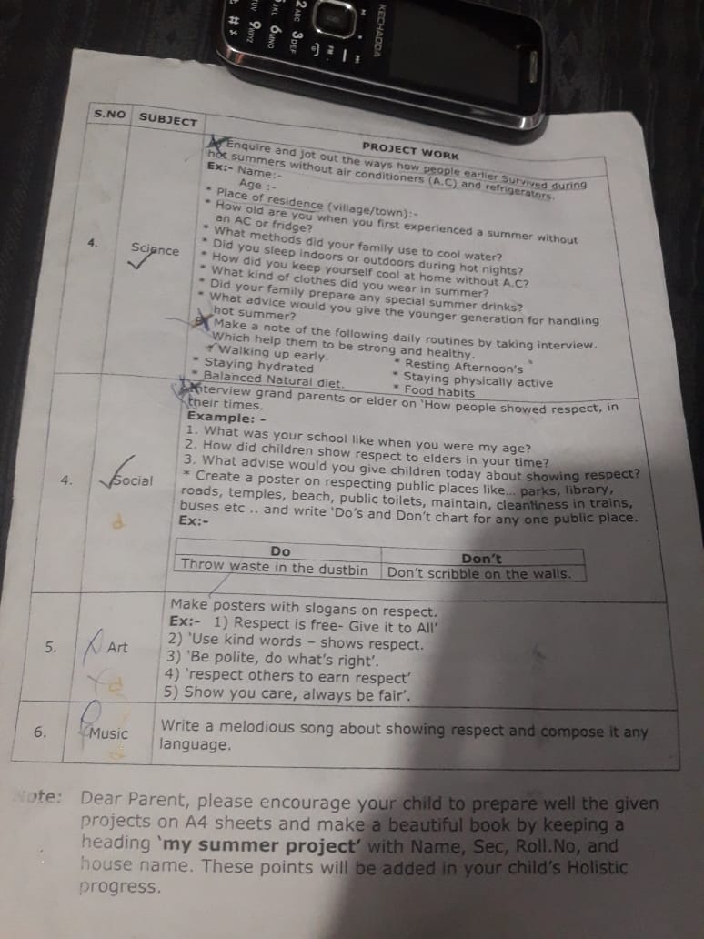 PROJECT WORK Enquire and jot out the ways | StudyX