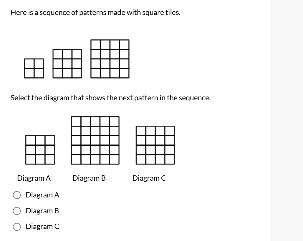 Here is a sequence of patterns made with | StudyX