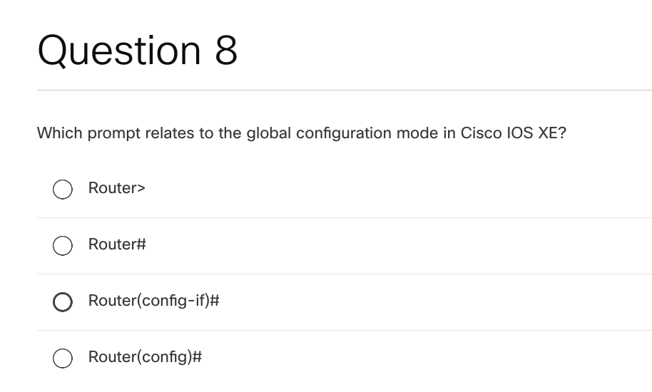Question 8 Which prompt relates to the | StudyX