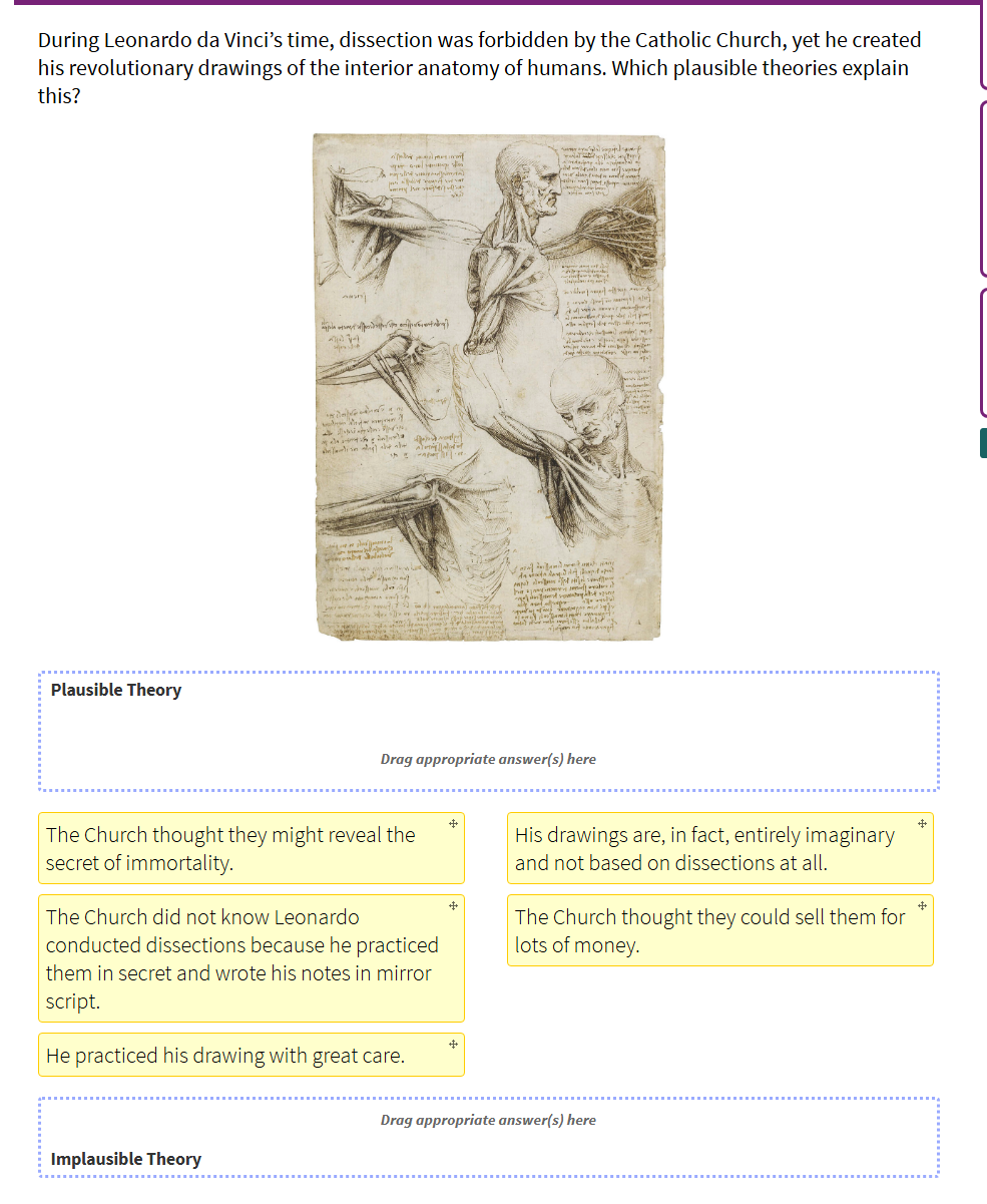 During Leonardo da Vinci's time, dissection | StudyX