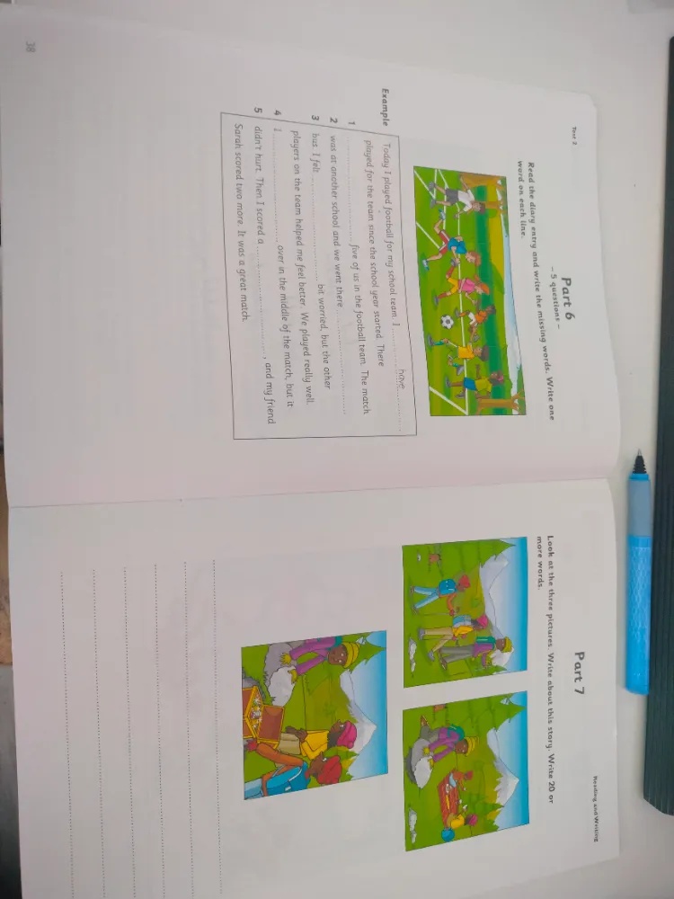 Part 6 -5 questions- Read the diary entry | StudyX