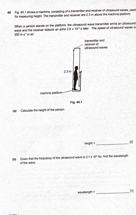 40 Fig. 40.1 shows a machine, consisting of | StudyX