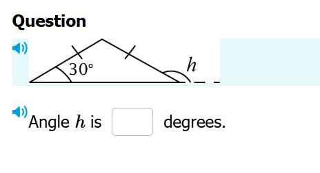 Find Angle h in Triangle | StudyX