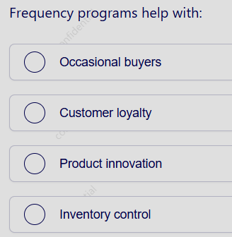Frequency programs help with: Occasional | StudyX