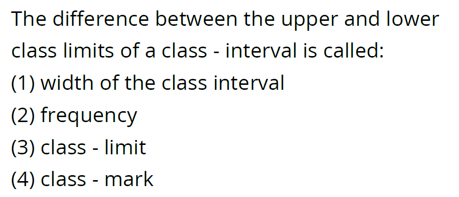 The difference between the upper and lower | StudyX