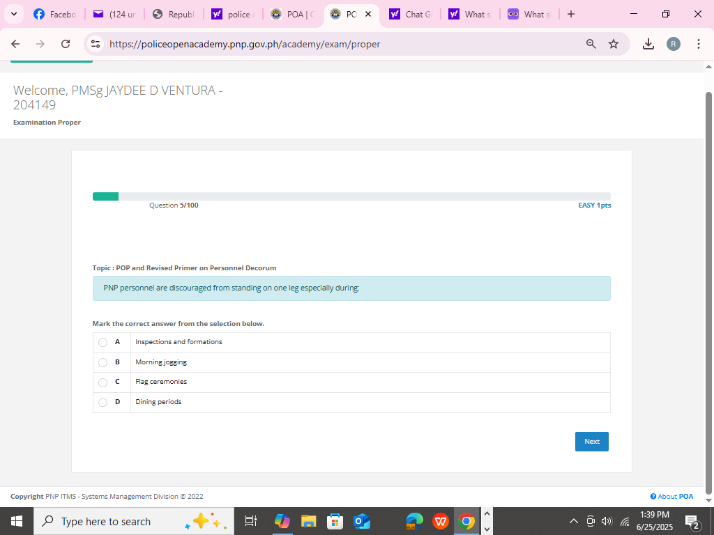 Topic: POP and Revised Primer on Personnel | StudyX