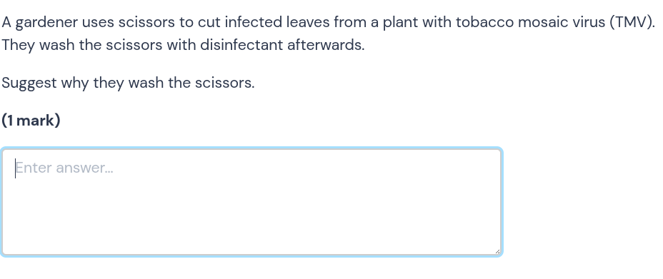 A gardener uses scissors to cut infected | StudyX
