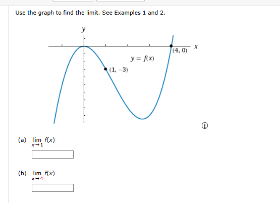 Use the graph to find the limit. See | StudyX