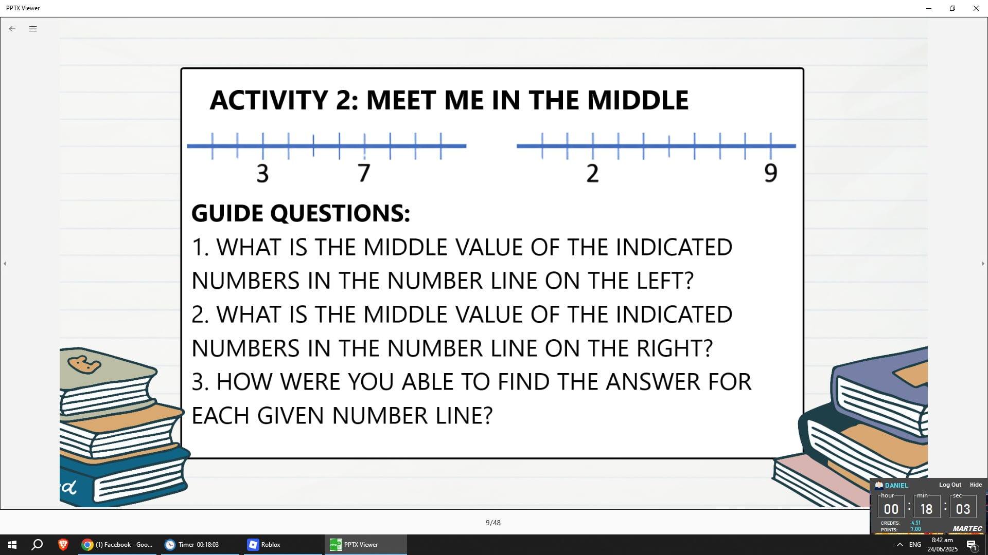 ACTIVITY 2: MEET ME IN THE MIDDLE 3 7 2 9 | StudyX