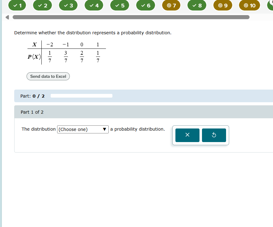 Determine whether the distribution | StudyX