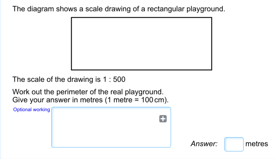 The diagram shows a scale drawing of a | StudyX