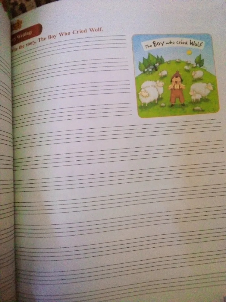 Write the story of The Boy Who Cried Wolf | StudyX