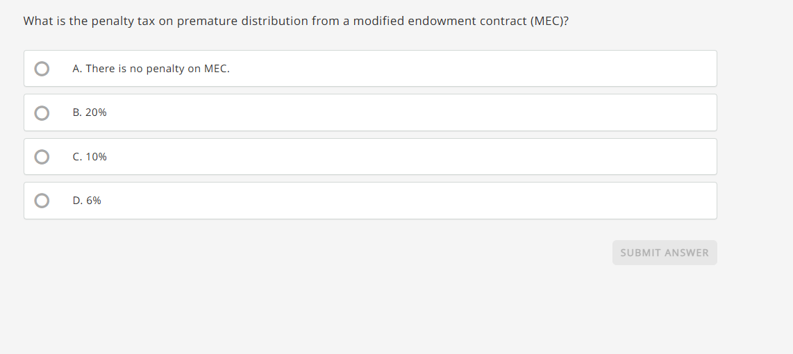 What is the penalty tax on premature | StudyX