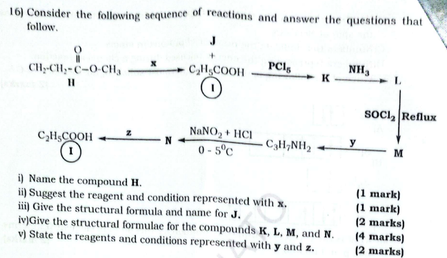 16) Consider the following sequence of | StudyX