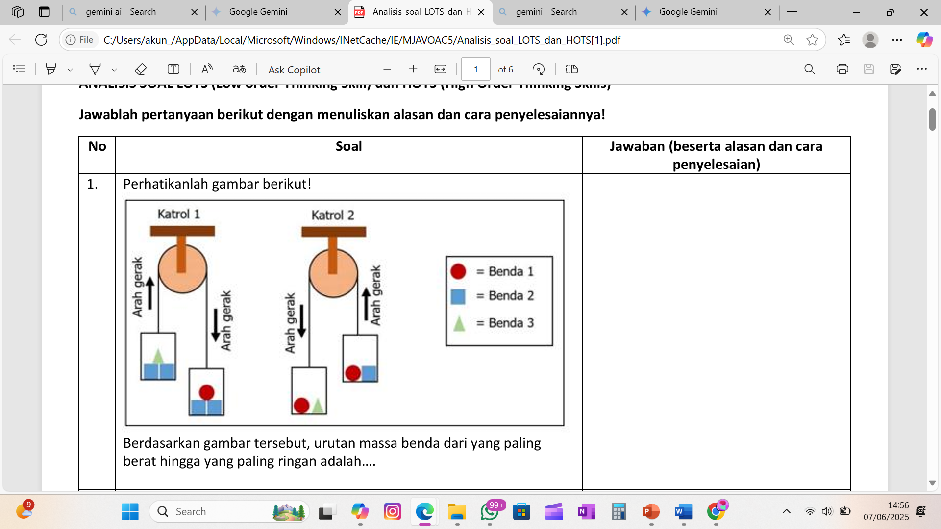 Perhatikanlah gambar berikut! Berdasarkan | StudyX