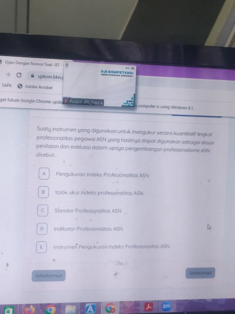Suatu instrumen yang digunakan untuk | StudyX