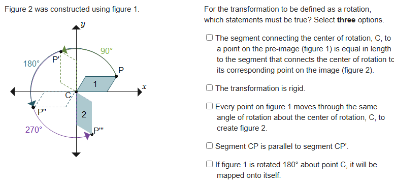For the transformation to be defined as a | StudyX