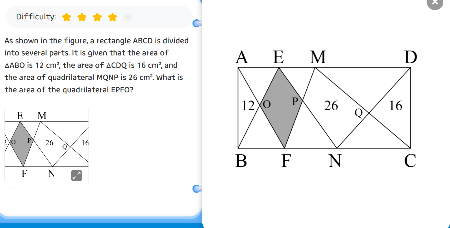 As shown in the figure, a rectangle ABCD is | StudyX