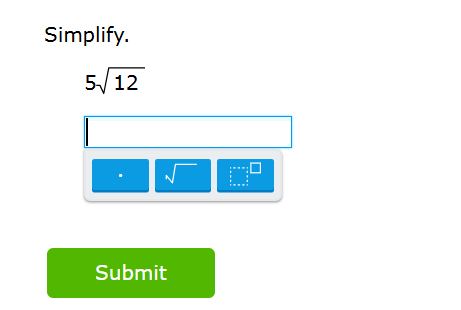 Simplifying Square Roots: $5 imes ext{square | StudyX