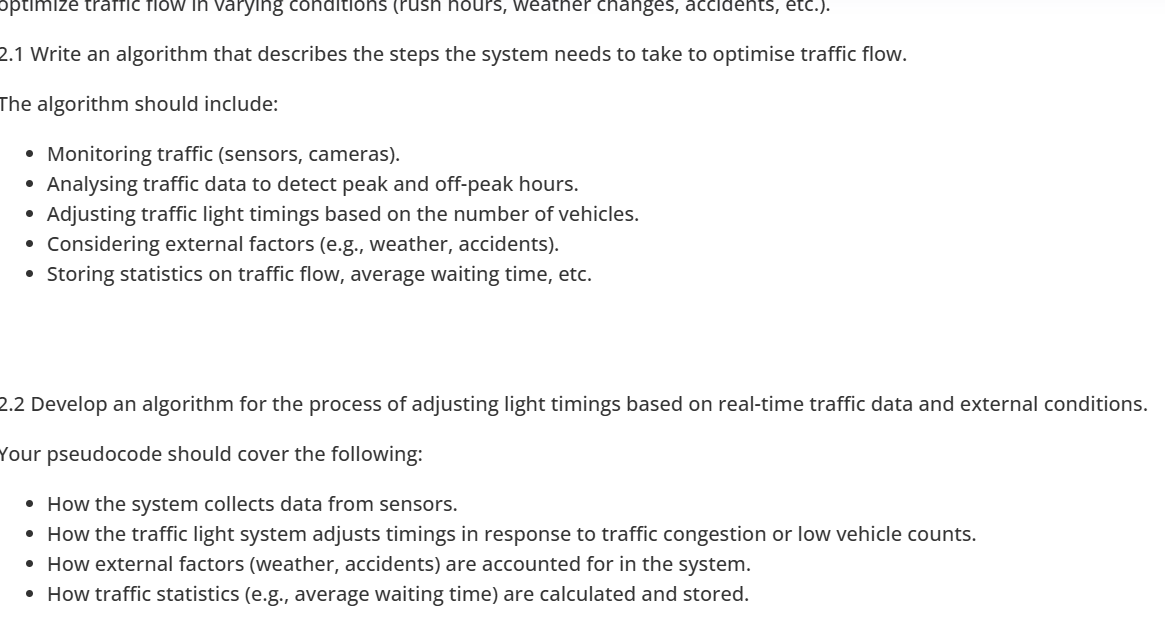 2.1 Write an algorithm that describes the | StudyX