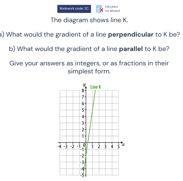 The diagram shows line K. a) What would the | StudyX