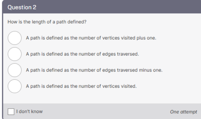 How is the length of a path defined? A path | StudyX