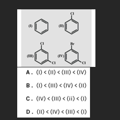 Arrange the following compounds in | StudyX