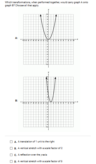Which transformations, when performed | StudyX