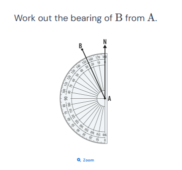 Work out the bearing of B from A. This | StudyX