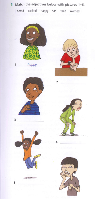 Match the adjectives below with pictures | StudyX