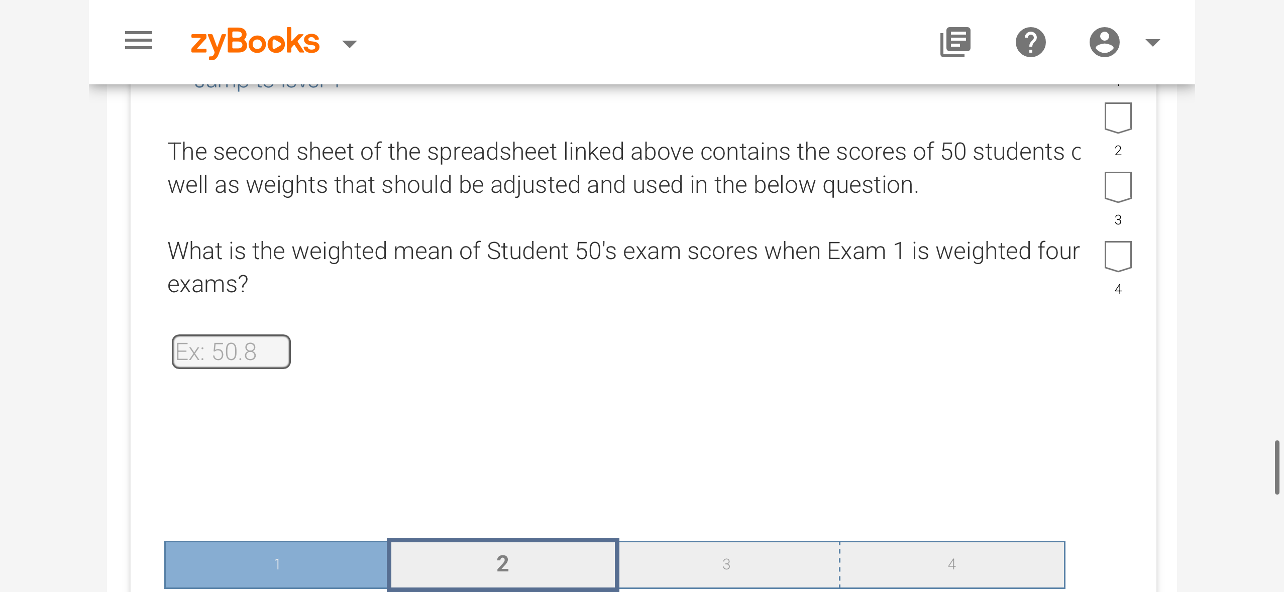 The second sheet of the spreadsheet linked | StudyX
