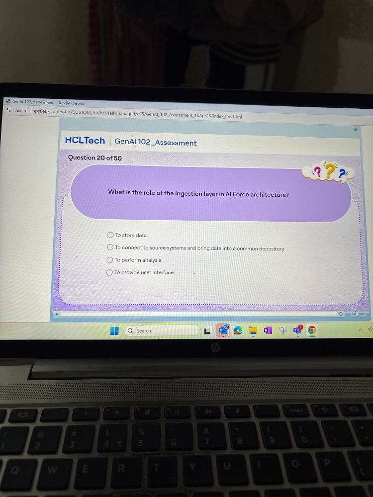 What is the role of the ingestion layer in