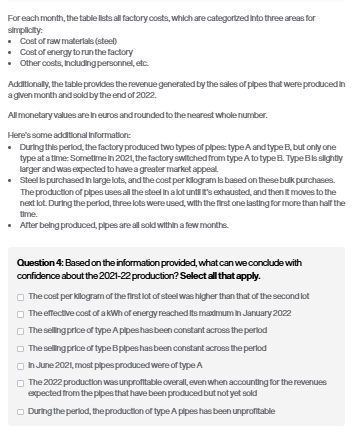 The following table contains data on | StudyX