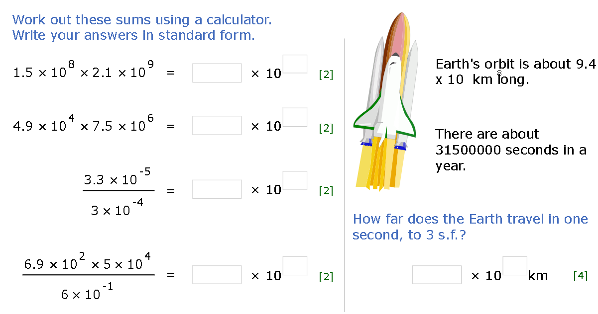 Work out these sums using a calculator. | StudyX