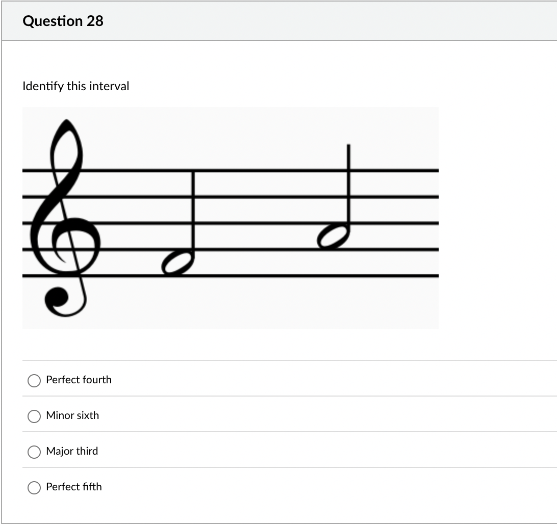 Identify this interval * Perfect fourth | StudyX