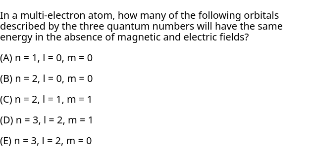 In a multi-electron atom, how many of the | StudyX