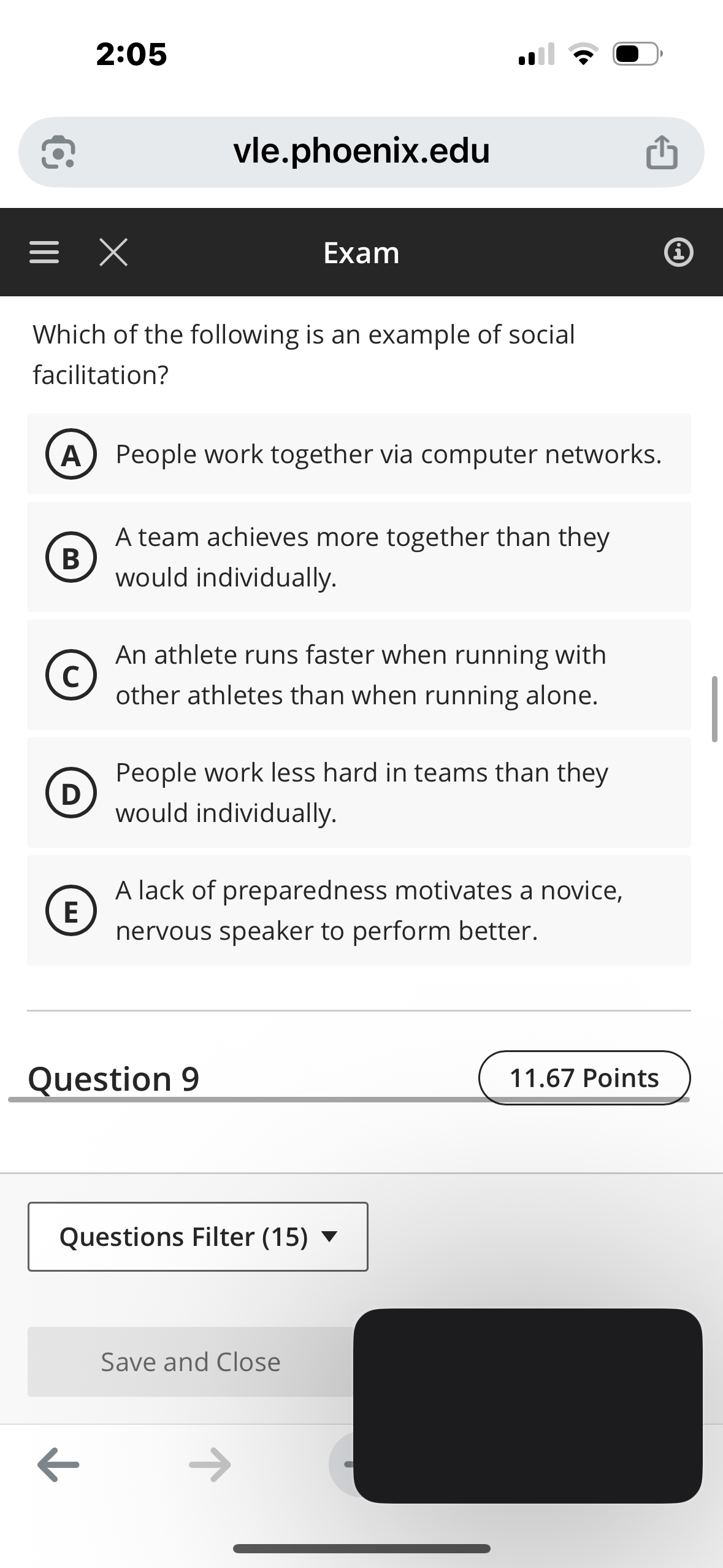 Which of the following is an example of | StudyX