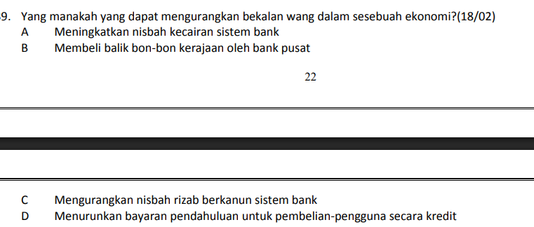 9. Yang manakah yang dapat mengurangkan | StudyX