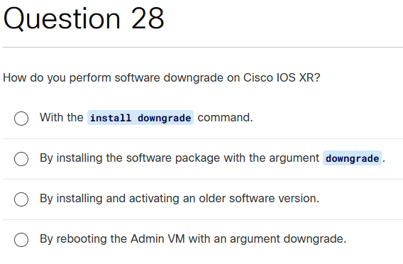 Question 28 How do you perform software | StudyX