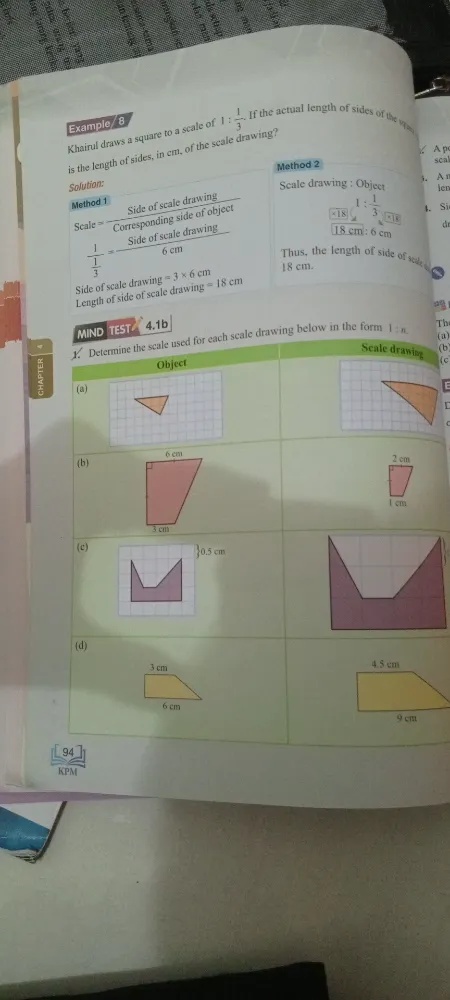 1. Determine the scale used for each scale | StudyX