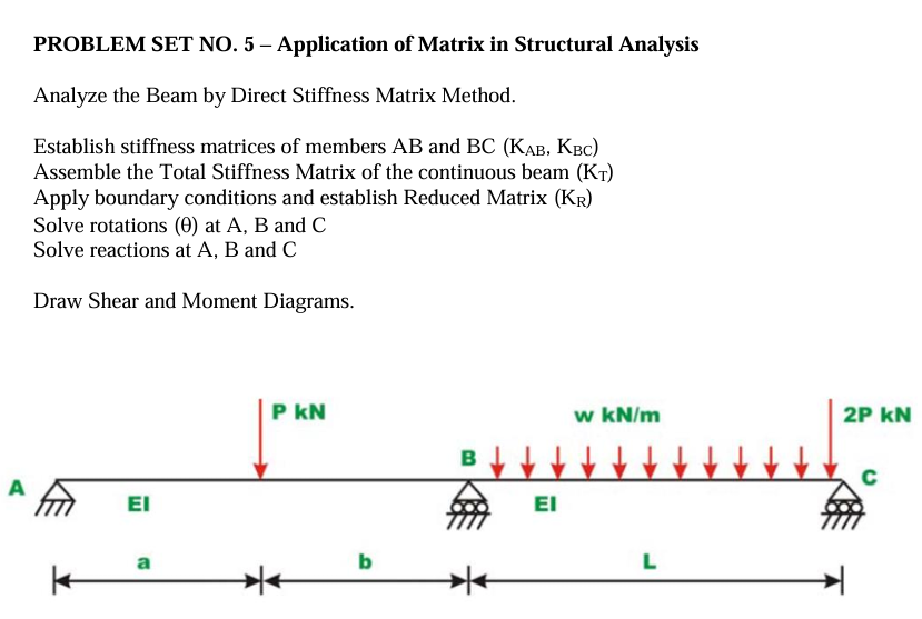 PROBLEM SET NO. 5 - Application of Matrix in | StudyX