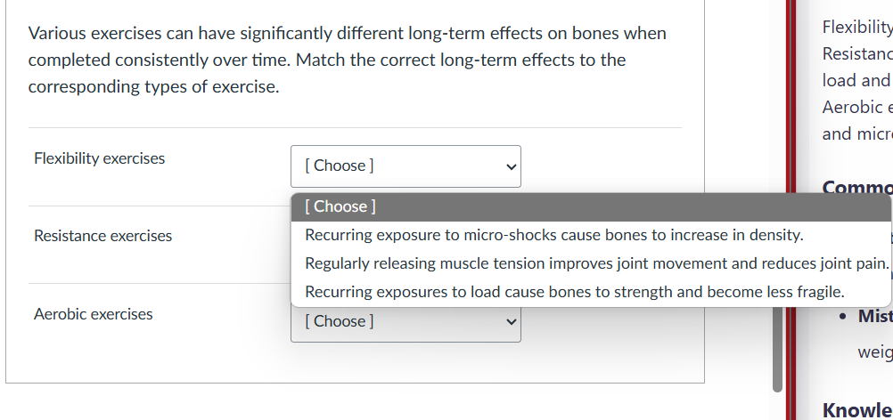 Various exercises can have significantly | StudyX