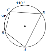 Find Angle BAR in a Circle with Given Angles | StudyX