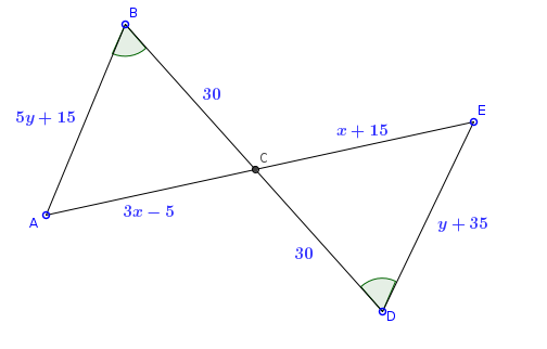 The image shows two triangles with labeled | StudyX
