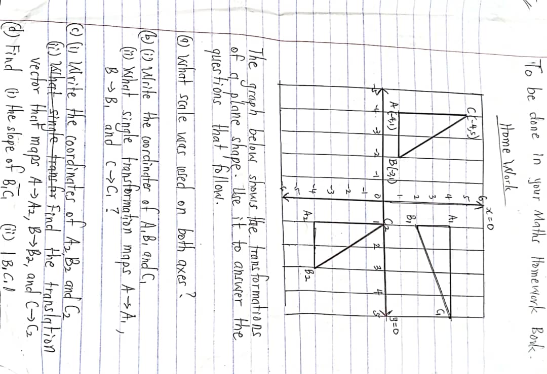 The graph below shows the transformations of | StudyX