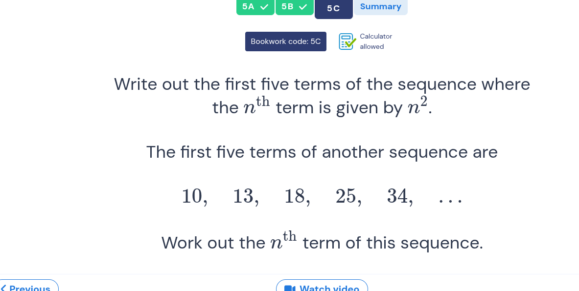 Write out the first five terms of the | StudyX