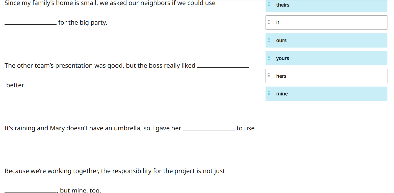 Since my family's home is small, we asked | StudyX