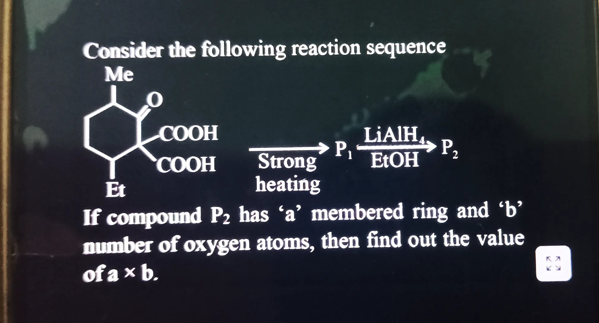 Consider the following reaction sequence Me | StudyX