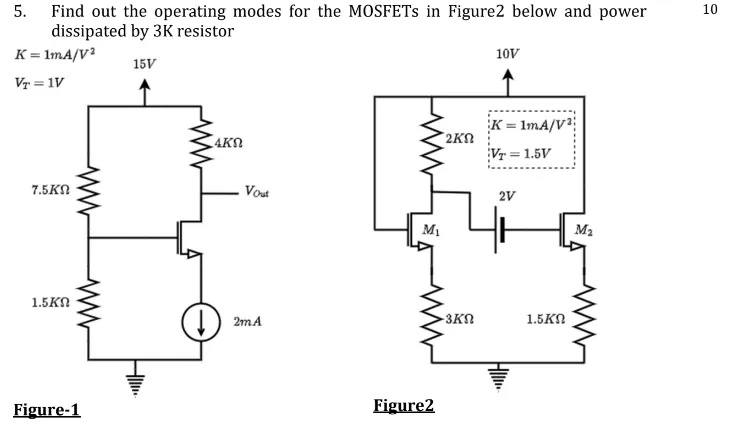 5 Find out the operating modes for the | StudyX